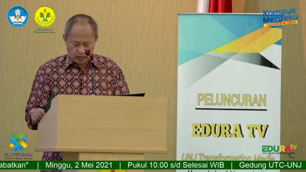 Maksimalkan Potensi Media Digital, UNJ Luncurkan Edura TV | EDURA NEWS